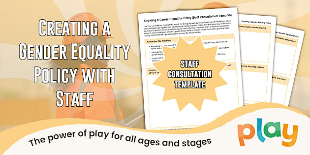 Gender Equality Policy - Staff Consultation Template