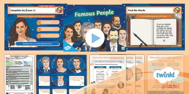 👉 PlanIt Year 6 Spanish Lesson: Famous People