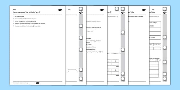 Year 6 Maths Assessment Pack Term 2 (teacher made) - Twinkl
