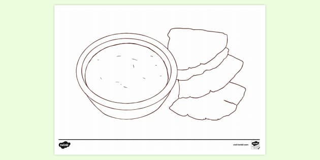 Sarson Da Saag Colouring Sheet | Colouring Sheets - Twinkl