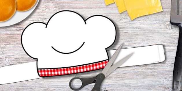 Bonetă de bucătar – Coroniță (teacher made) - Twinkl