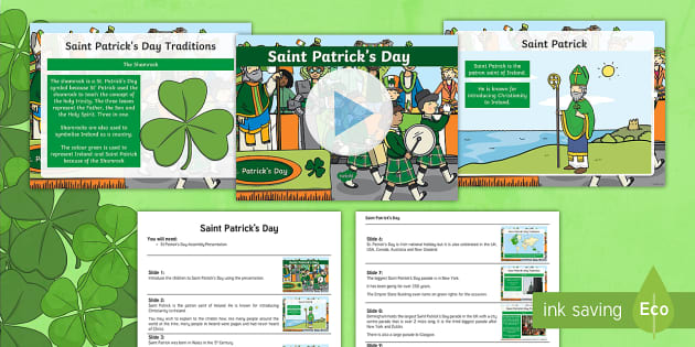 St Patrick's Day Assembly PowerPoint | Primary Resource
