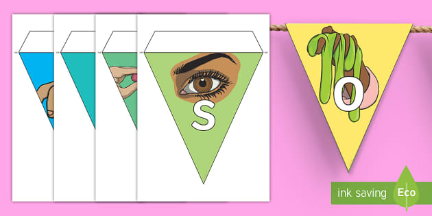 Sensory Area Themed Display Bunting (teacher made) - Twinkl