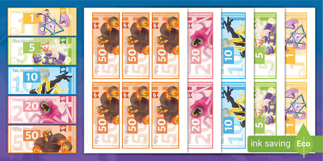 Champion Cards Monster Money (teacher made) - Twinkl