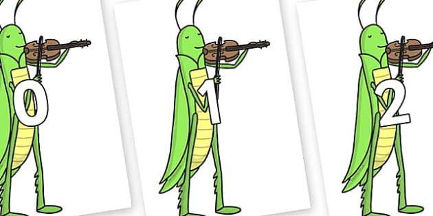 FREE! - Numbers 0-100 on Grasshopper (Teacher-Made) - Twinkl