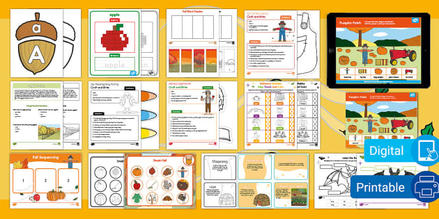 Early Childhood Fall Literacy Pack (Lehrer gemacht) - Twinkl