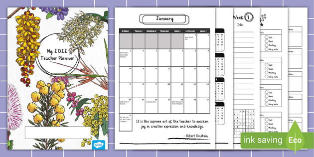 2022 Teacher Planner (teacher made)