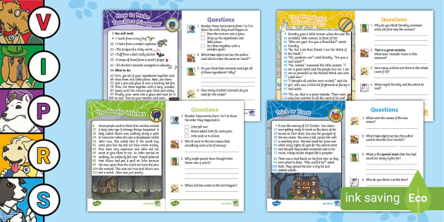 KS1 60-Second Reads: Magic, Wizards and Witches Activity Pack