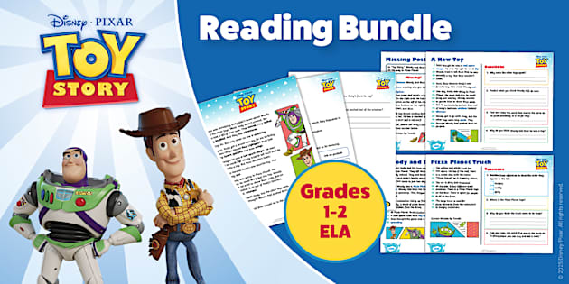 Toy Story: Reading Activity Pack for 1st-2nd Grade