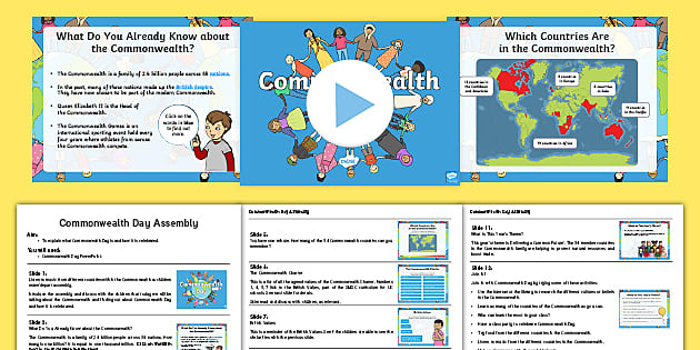 Commonwealth Day Assembly Pack (teacher made)