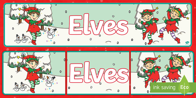 Elves Display Banner