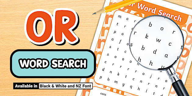 Vowel Digraph -or Word Search