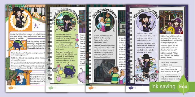 * NEW * KS1 Halloween Differentiated Reading Comprehension Pack