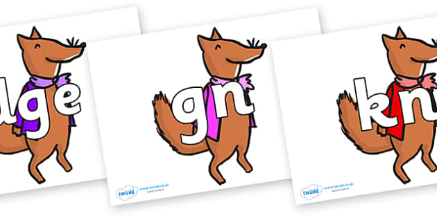 FREE! - Silent Letters on Small Fox 1 to Support Teaching on Fantastic ...
