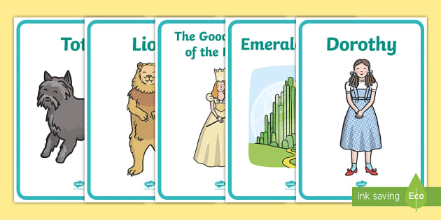 Wizard of Oz Display Posters (teacher made) - Twinkl