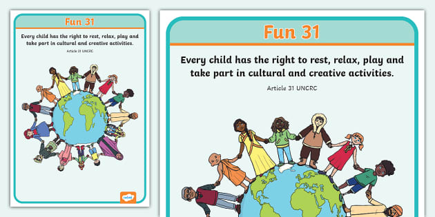 Fun 31 Display Poster (teacher made) - Twinkl