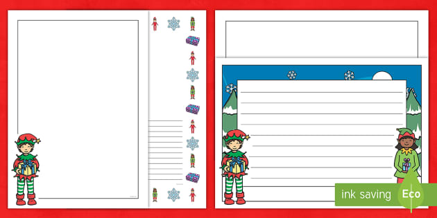 Elf Page Borders | Christmas Learning Resources - Twinkl