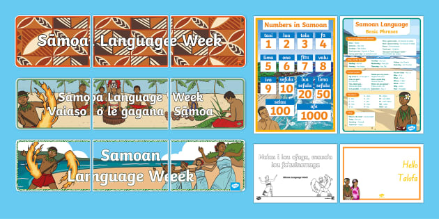Samoa Language Week Display Pack (teacher made)