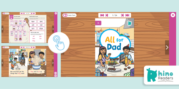 Level 3b Decodable Readers: All For Dad (teacher made)
