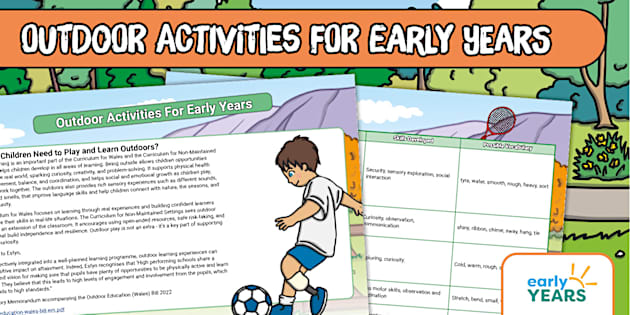 Outdoor Activities For Early Years