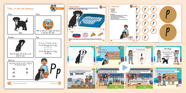 'p' Lesson Pack - Level 2 Week 1 Lesson 4 - Twinkl