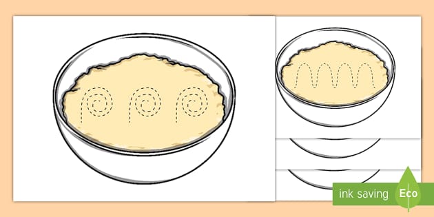 Pencil Control on Porridge Bowls Activity (teacher made)