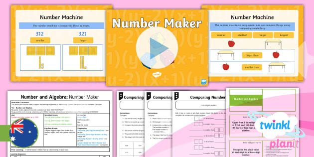 Year 2 Compare and Order Numbers 1 Lesson (teacher made)