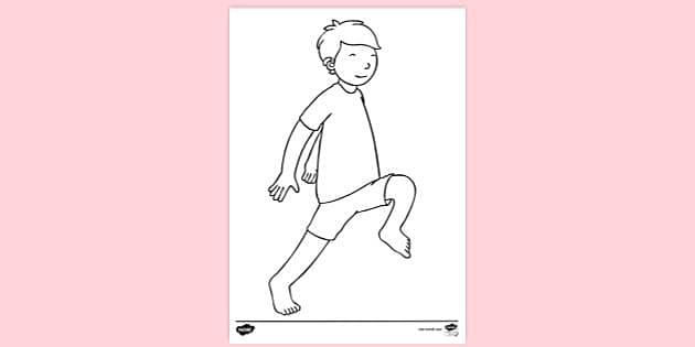 FREE! - Leap Colouring Sheet | Colouring Sheets - Twinkl