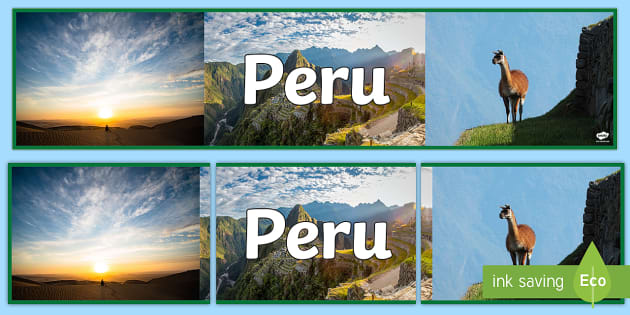 Peru Display Banner (teacher made) - Twinkl