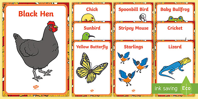 FREE! - African Hen Story Display Posters (teacher made)