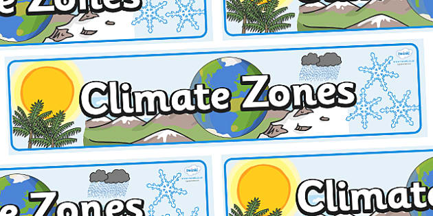 Climate Zones Display Banner - display, banner, display banner
