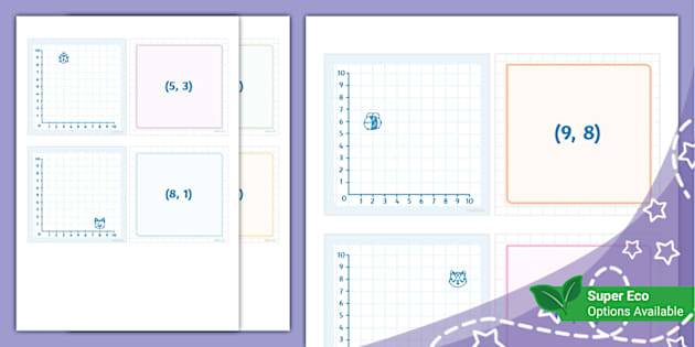 Coordinates: Matching Card Game (Ages 8 - 9) (teacher made) Coordinates: Matching Card Game (Ages 8 - 9) (teacher made)