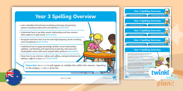 Year 3 Spelling Overview (teacher made)