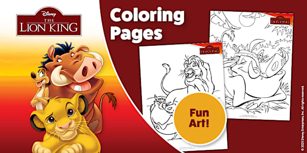 pumbaa coloring page