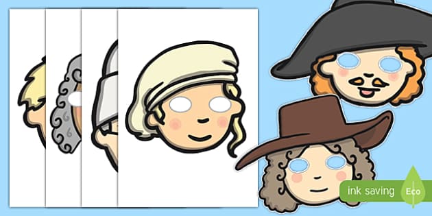 The Great Fire of London Role Play Masks