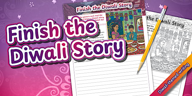 Finish the Diwali Story Worksheet