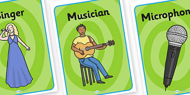 Music Production Studio Role Play Posters (teacher made)