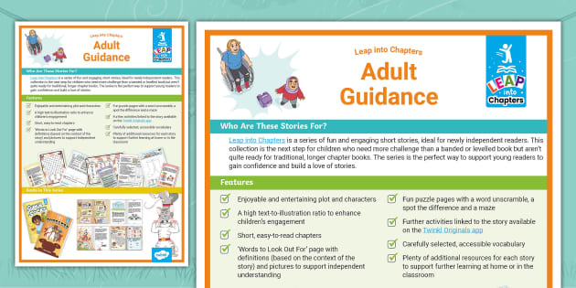 Leap into Chapters: Adult Guidance | Twinkl Originals