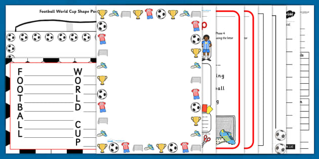 Football World Cup Themed Writing Activity Pack