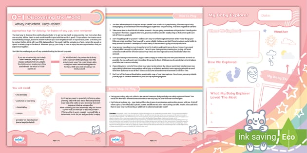 0-12 Months Discovering the World Baby Explorer - Twinkl