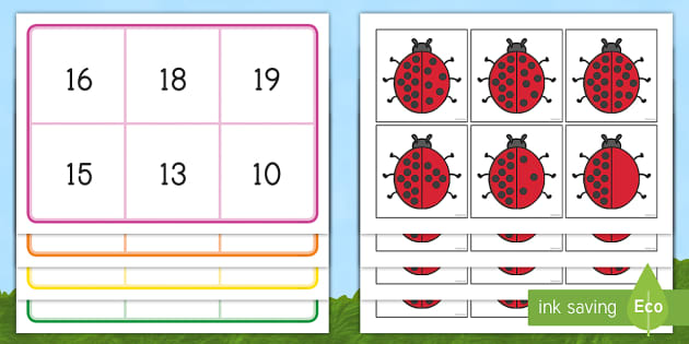 Ladybug Baby Bingo Game