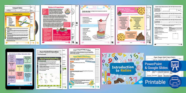 Sixth Grade Ratios & Proportions Lesson Pack - Twinkl Sixth Grade Ratios & Proportions Lesson Pack - Twinkl