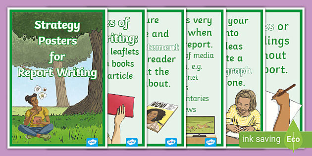 Report Writing Posters | 10 Report Writing Strategies