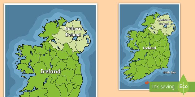 Map of Ireland (teacher made)
