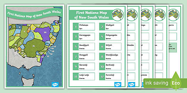 First Nations Map of NSW (teacher made)