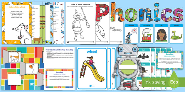 Childminder Phase 1 Phonics Voice Sounds EYFS Resource Pack