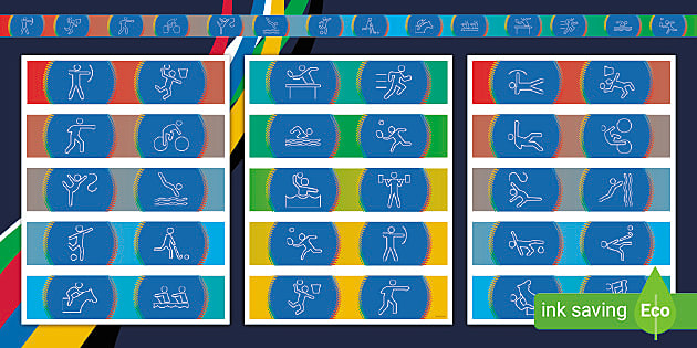 Olympic Sports Bulletin Board Borders (teacher made)