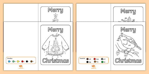 Level 2 Christmas Greeting Cards (teacher made) - Twinkl