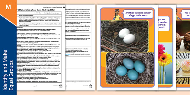 EYFS Maths: Same or Different Amount Comparing Numbers Whole Class ...
