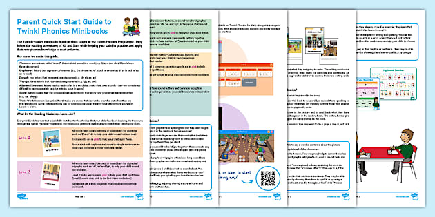 Parent Quick Start Guide to Twinkl Phonics Minibooks